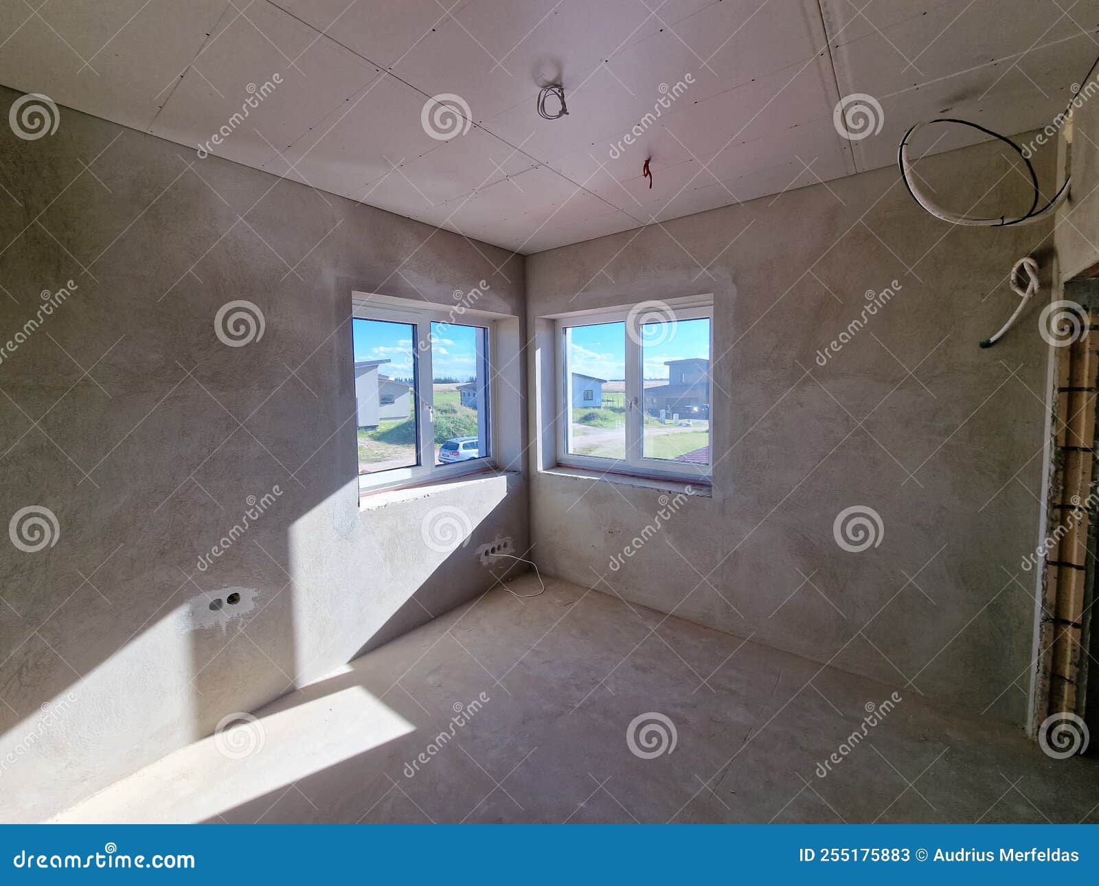 Suspended Drywall Ceilings in the New House Stock Image - Image of ...