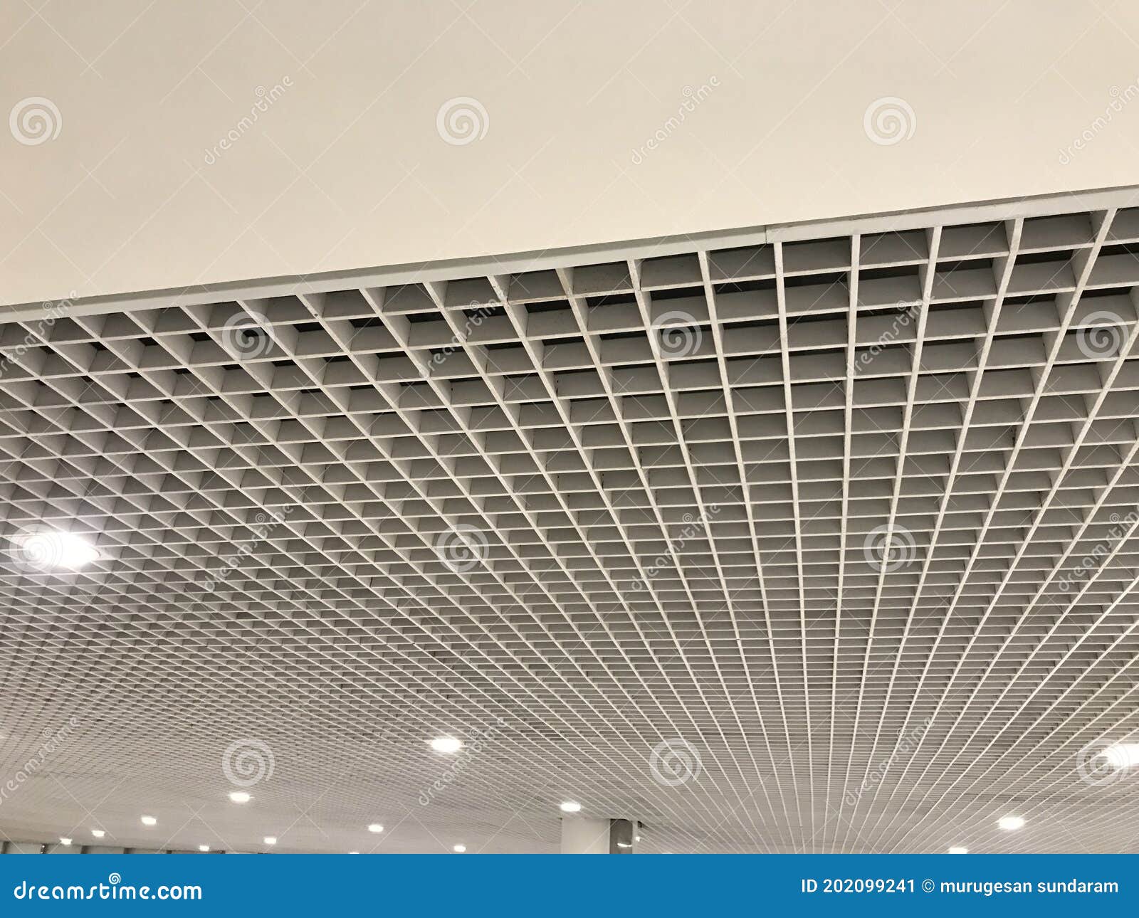 Macro Suspended Grid False Ceiling With Gypsum Bulkhead Design And ...