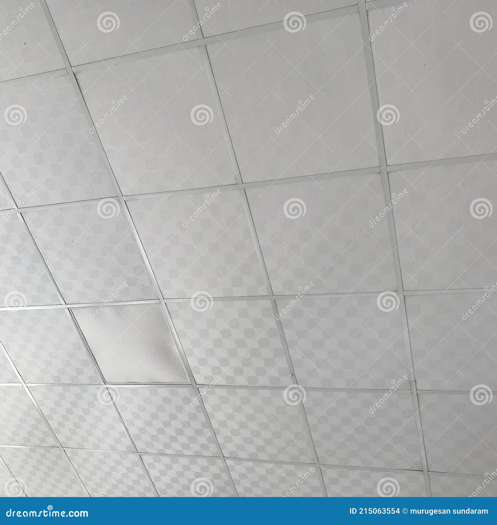 Suspended False Ceiling Interiors Design For An Large Open Area Office ...