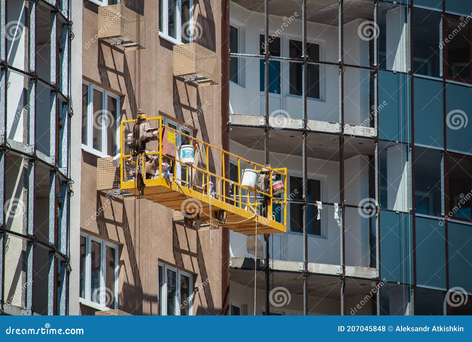 Suspended platform editorial stock photo. Image of glasses - 207045848