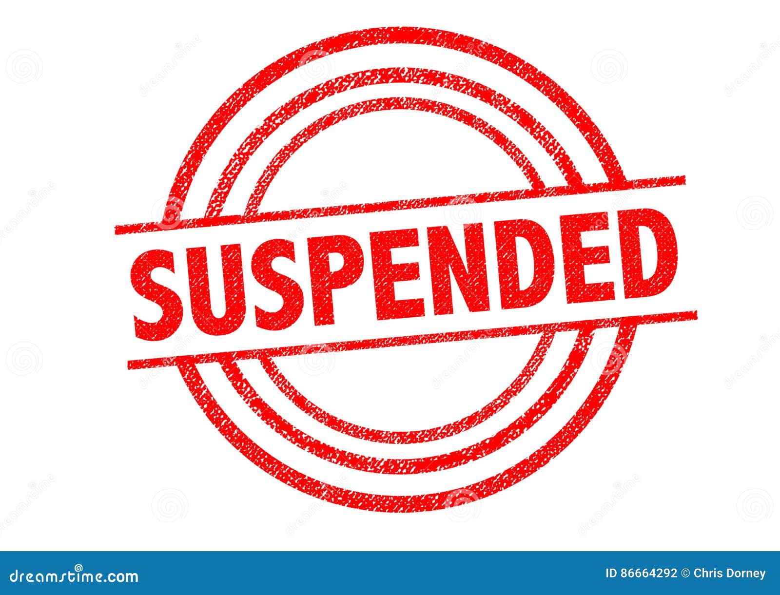 Suspended Rubber Stamp Cartoon Vector | CartoonDealer.com #83622129