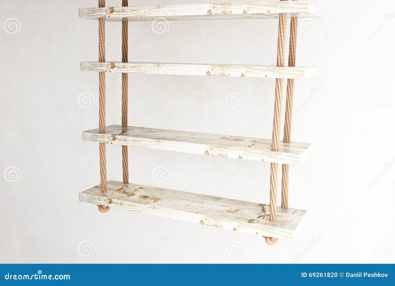 Suspended shelves side stock illustration. Illustration of background ...