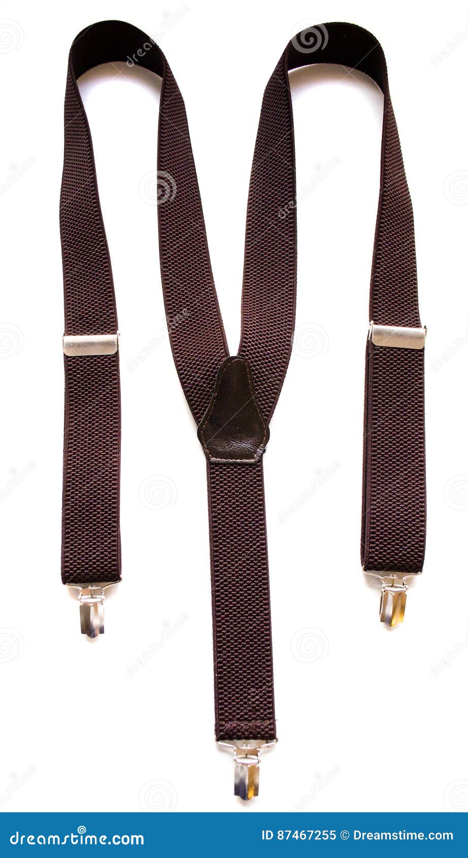 Suspenders Isolated on White Stock Image - Image of cutout, leather ...
