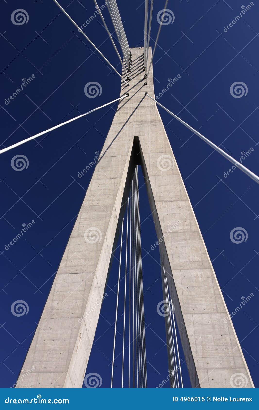 Suspension bridge stock image. Image of abstract, fortification - 4966015