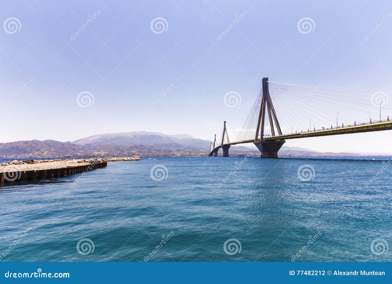 Suspension Bridge Background Editorial Photography - Image of ...