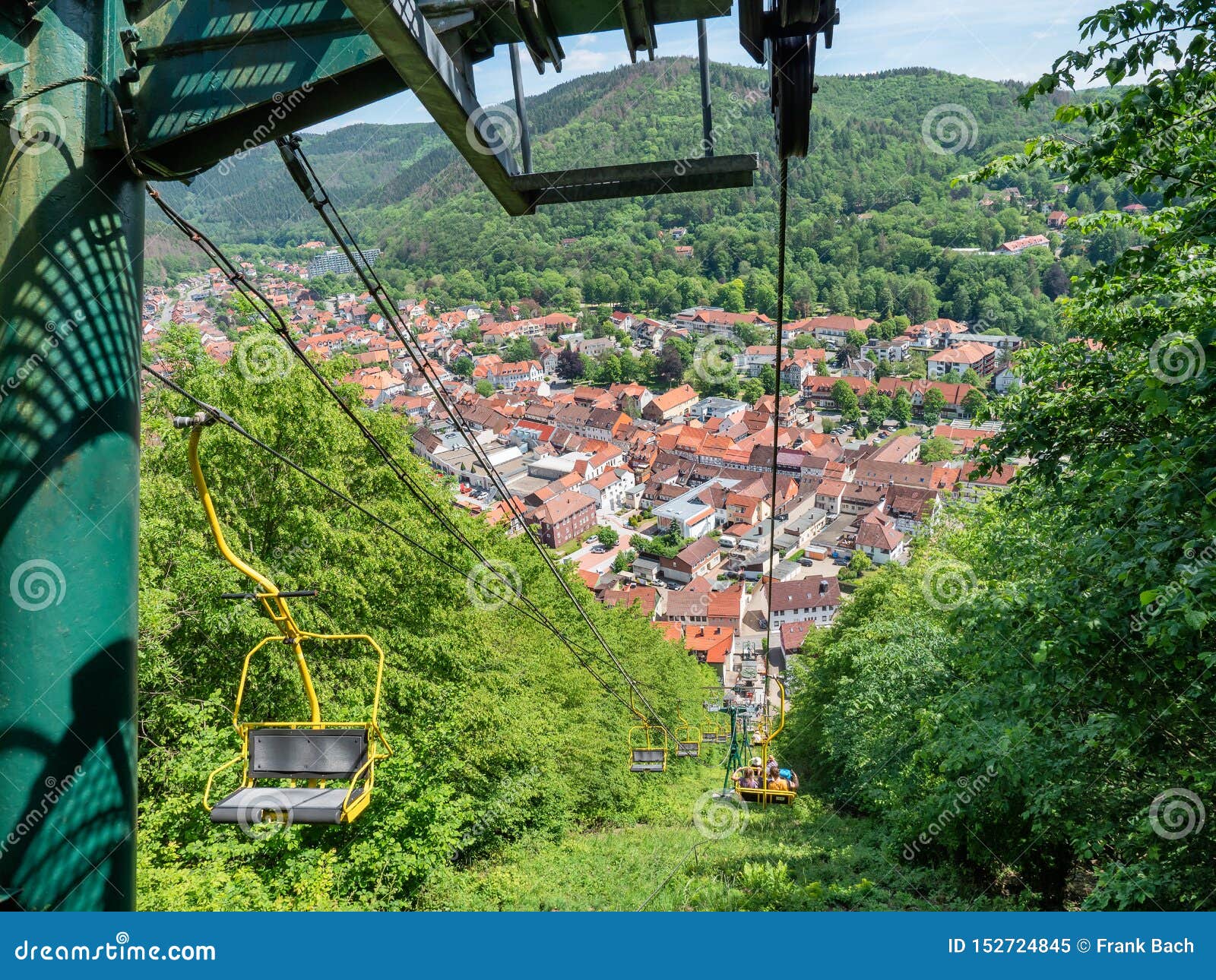Suspension Cable Railway in Lauterberg, Harz Germany Editorial Image ...