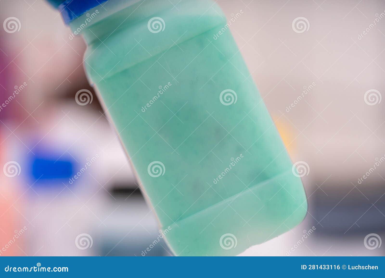 Suspension Sample in a Plastic Bottle Stock Photo - Image of care ...