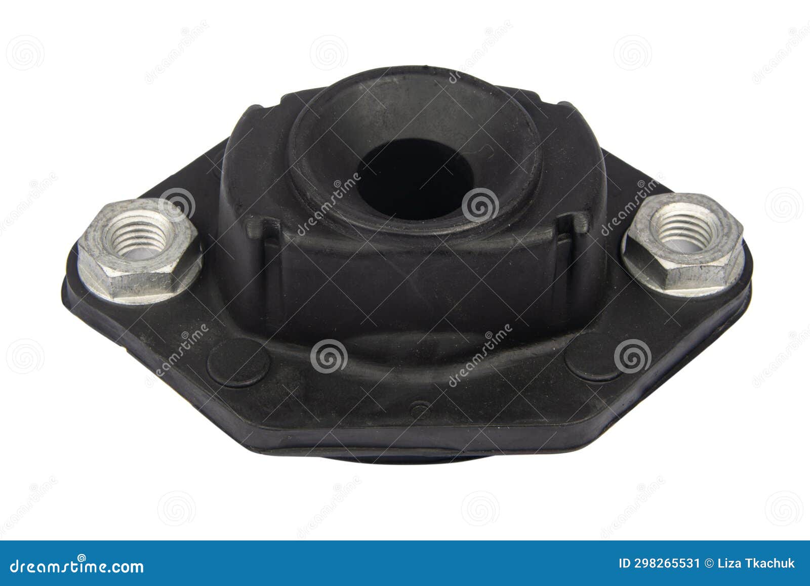 Suspension Strut Support Bearing Isolated on White Stock Image - Image ...