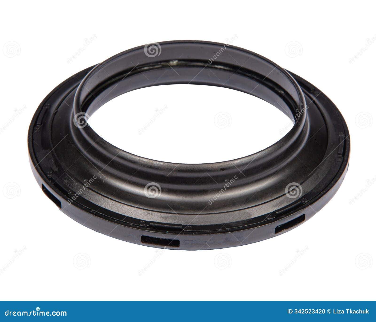 Suspension Strut Support Bearing Isolated on White Stock Photo - Image ...