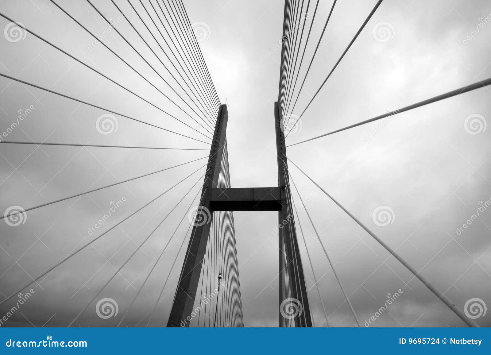 Suspension tension bridge stock photo. Image of bridge - 9695724
