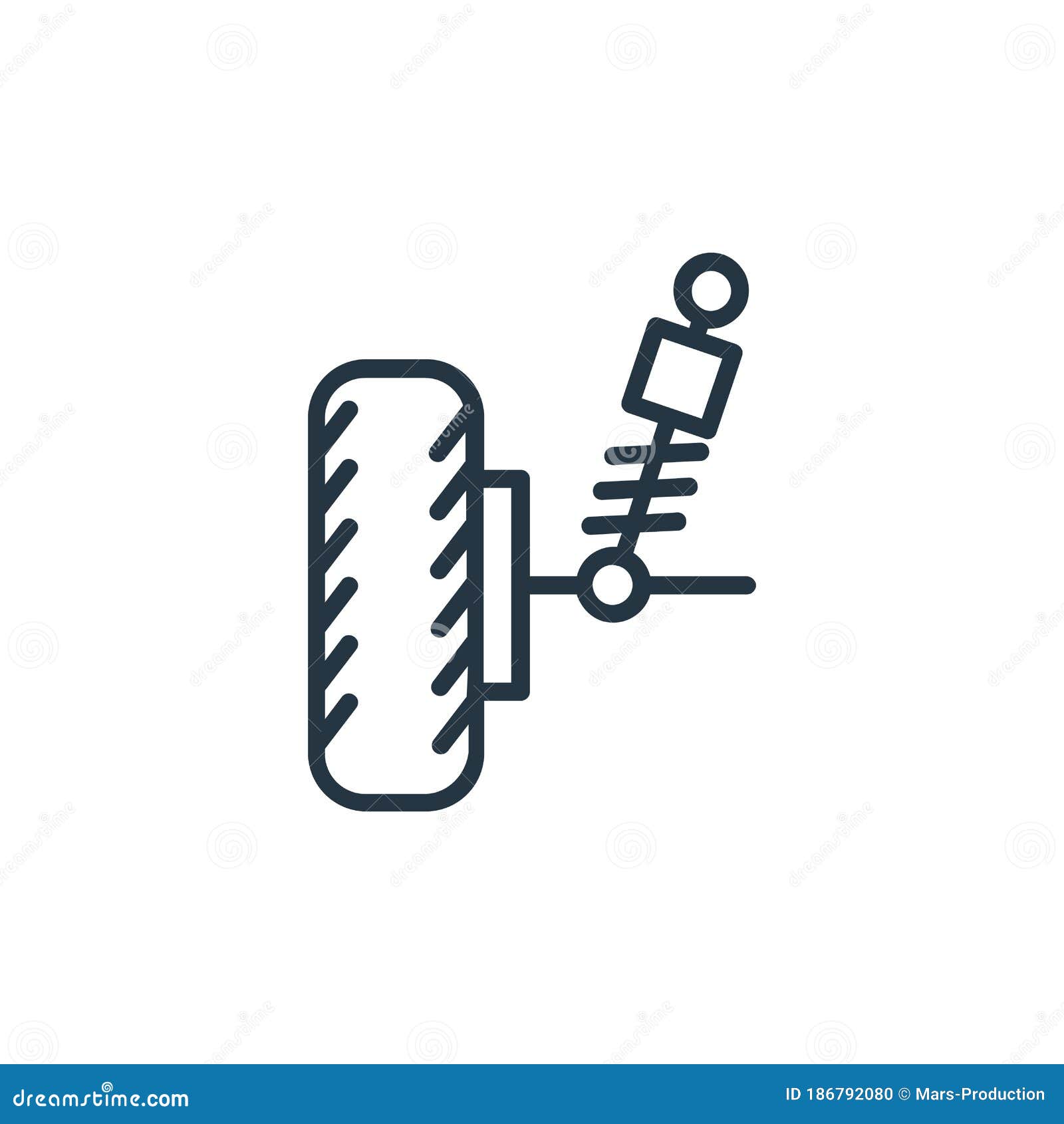 Suspension Vector Icon. Suspension Editable Stroke. Suspension Linear ...
