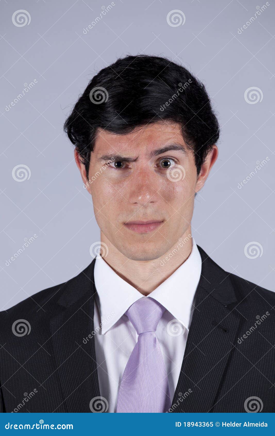 Suspicious Businessman stock image. Image of attractive - 18943365