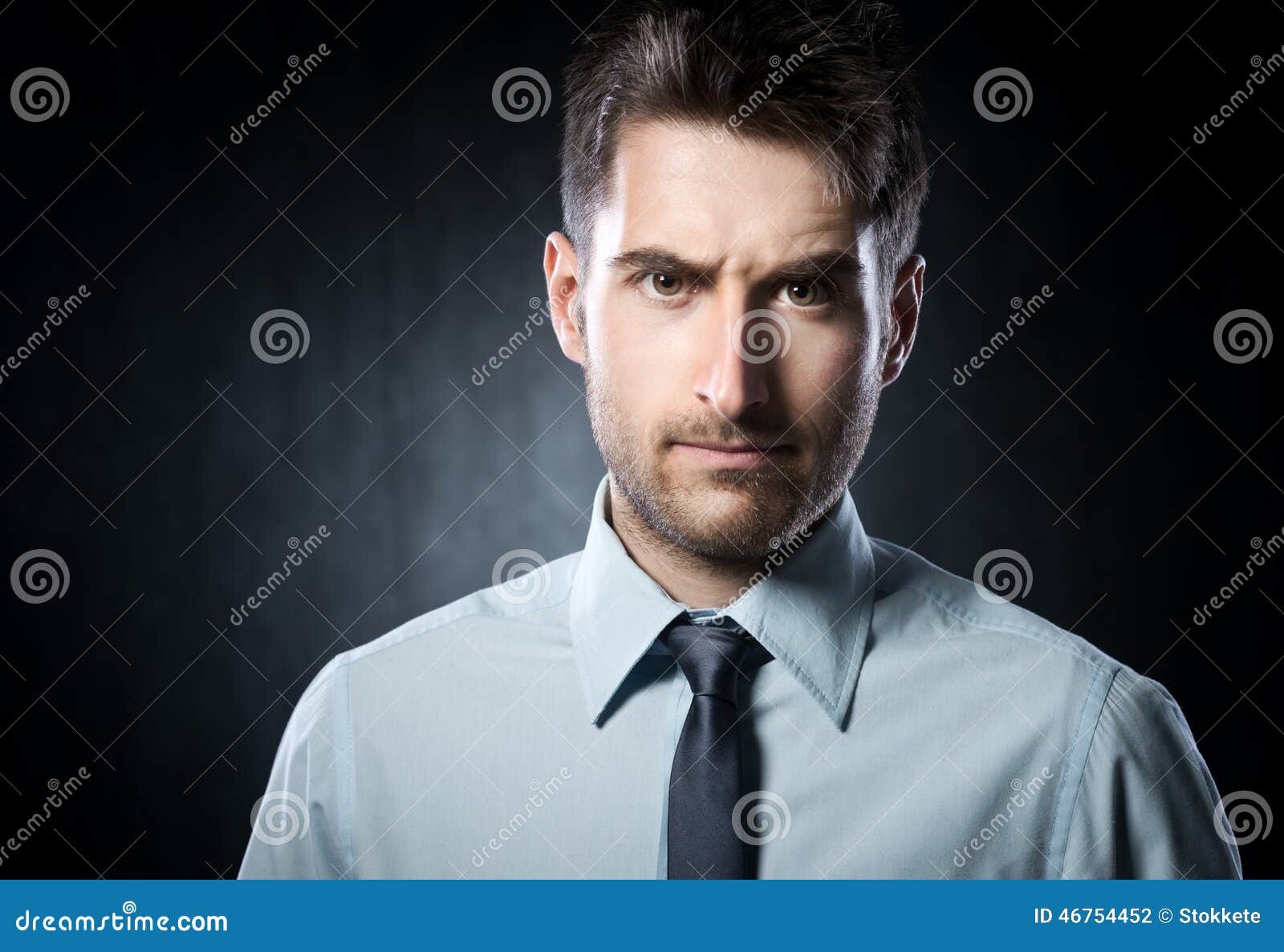 Suspicious businessman stock photo. Image of camera, leadership - 46754452