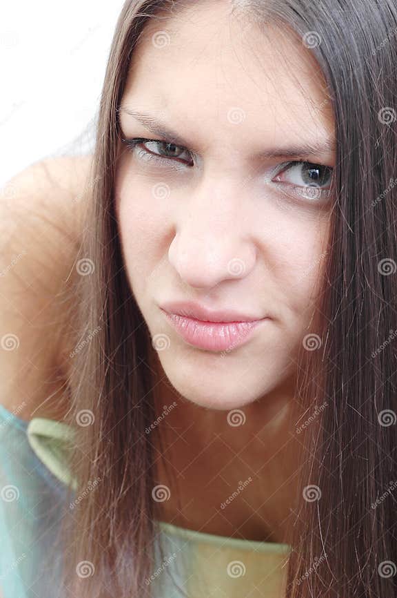Suspicious girl stock image. Image of clean, cleansing - 293491