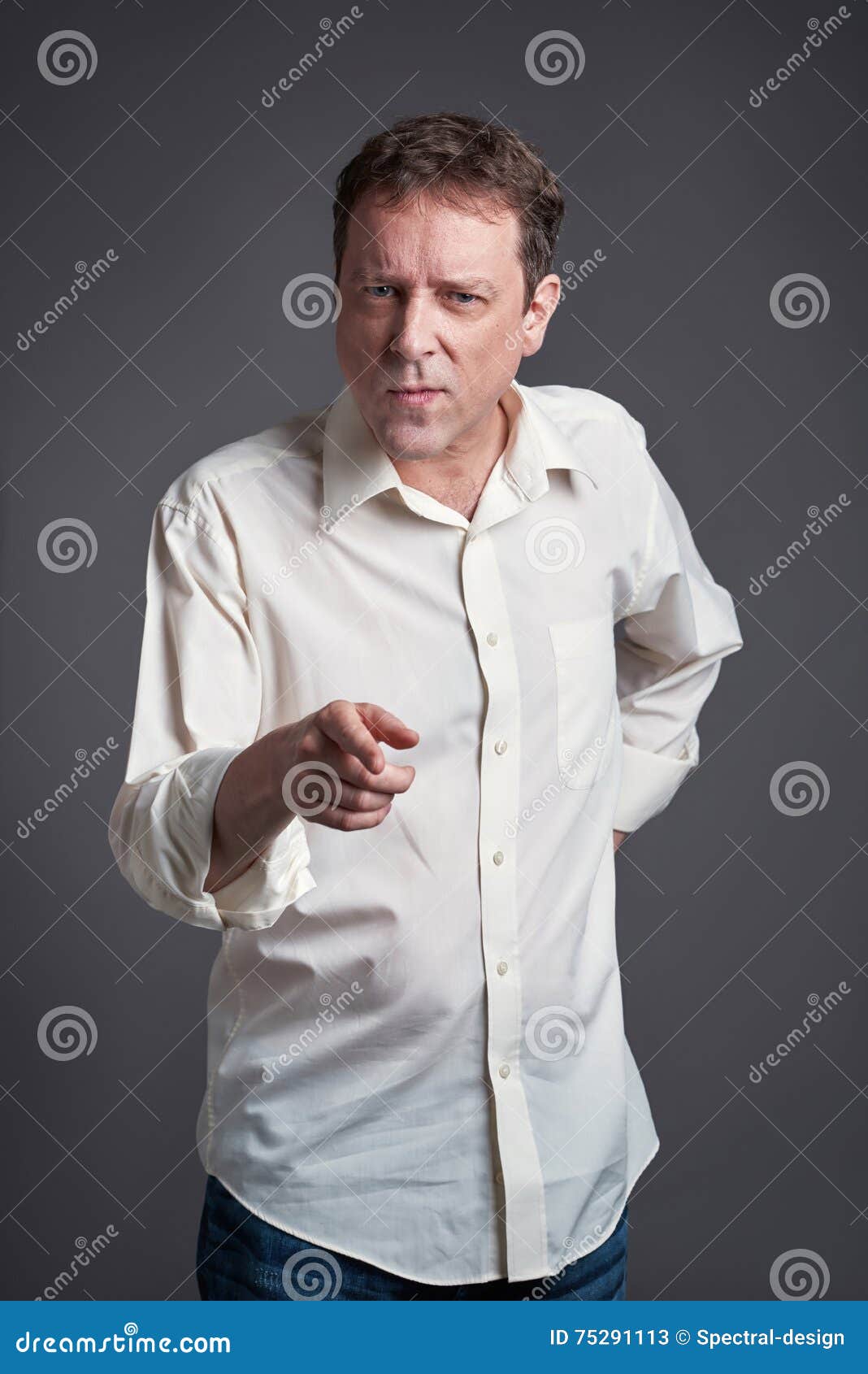 Suspicious man stock image. Image of curiosity, looking - 75291113