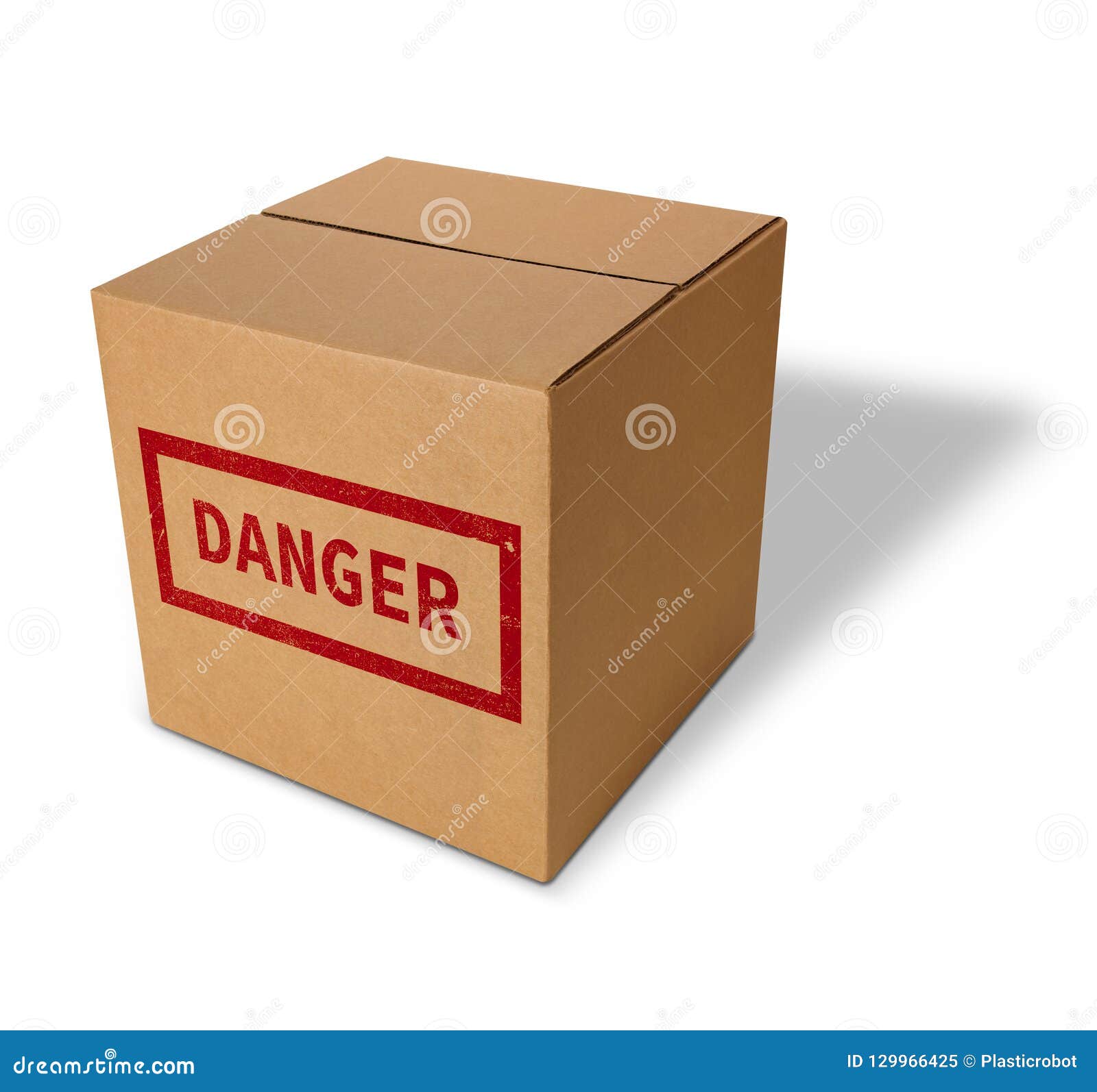 Suspicious and Possibly Dangerous Package Stock Image - Image of ...