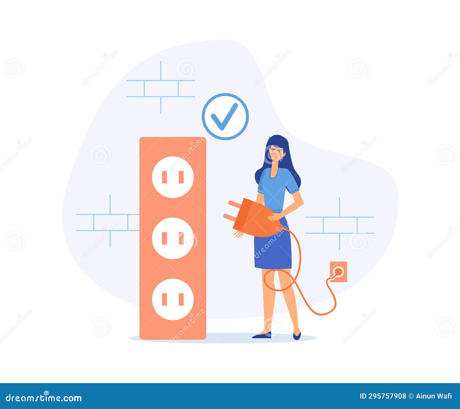 Sustainability, Characters Reduce Energy Consumption at Home, Stock ...