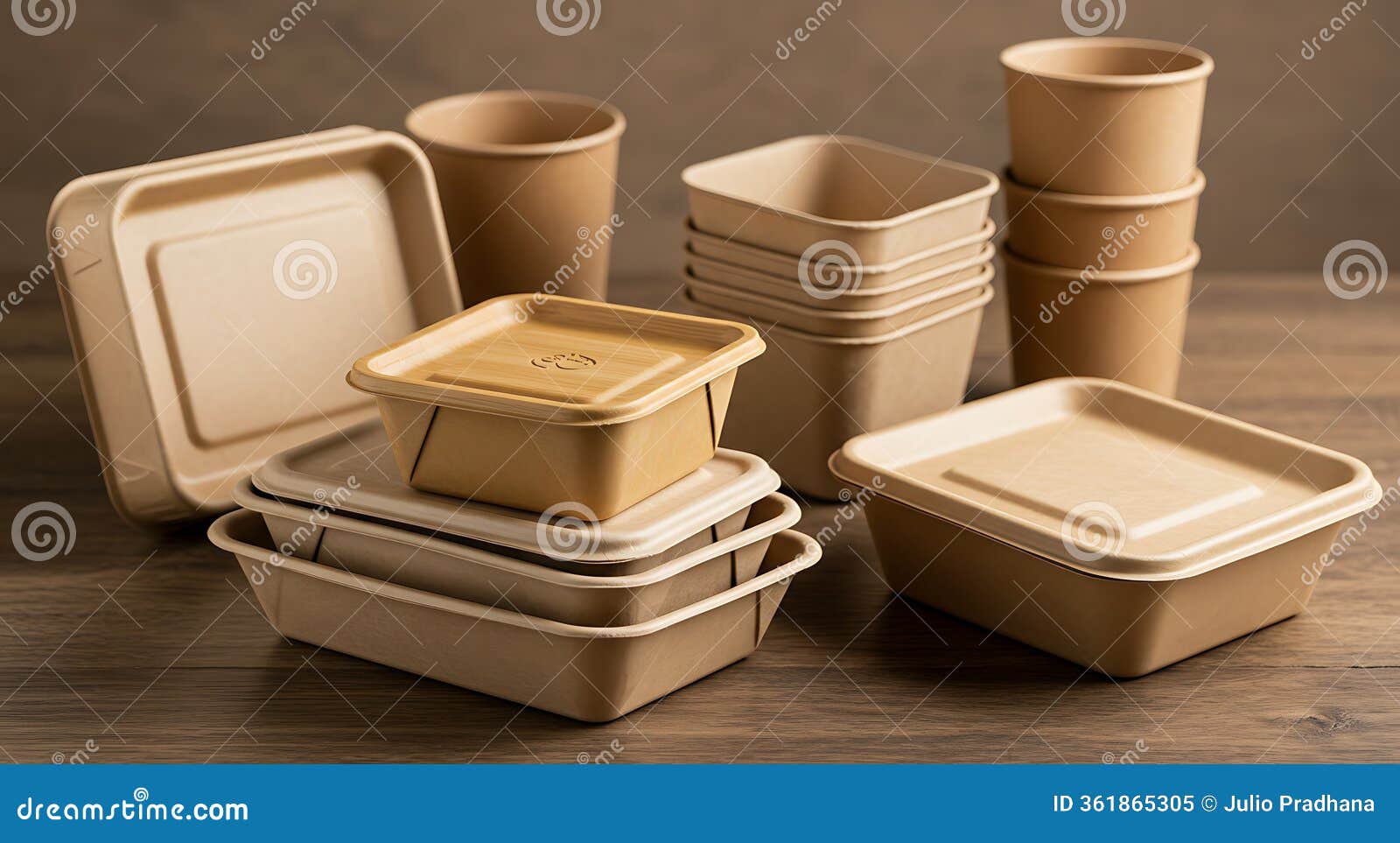 Compostable Containers For Microgreens Royalty-Free Stock Photography ...