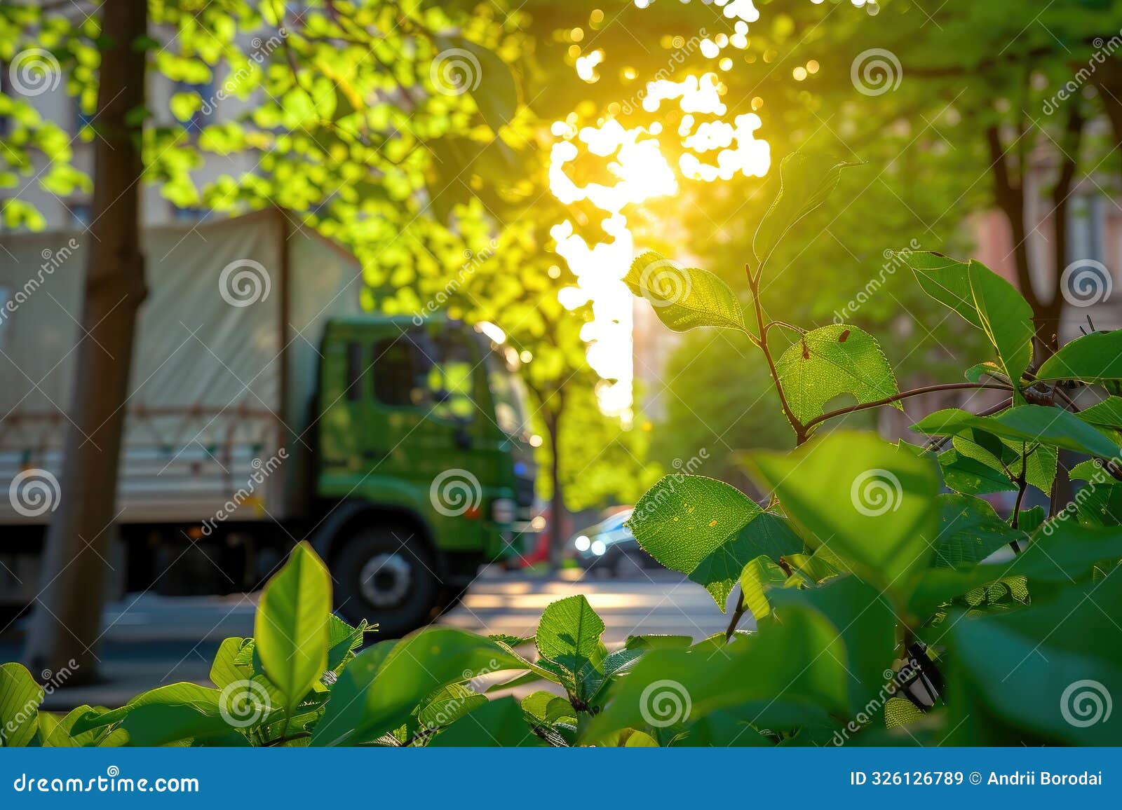 Sustainable Delivery and Logistics. Eco Concept. Stock Illustration ...