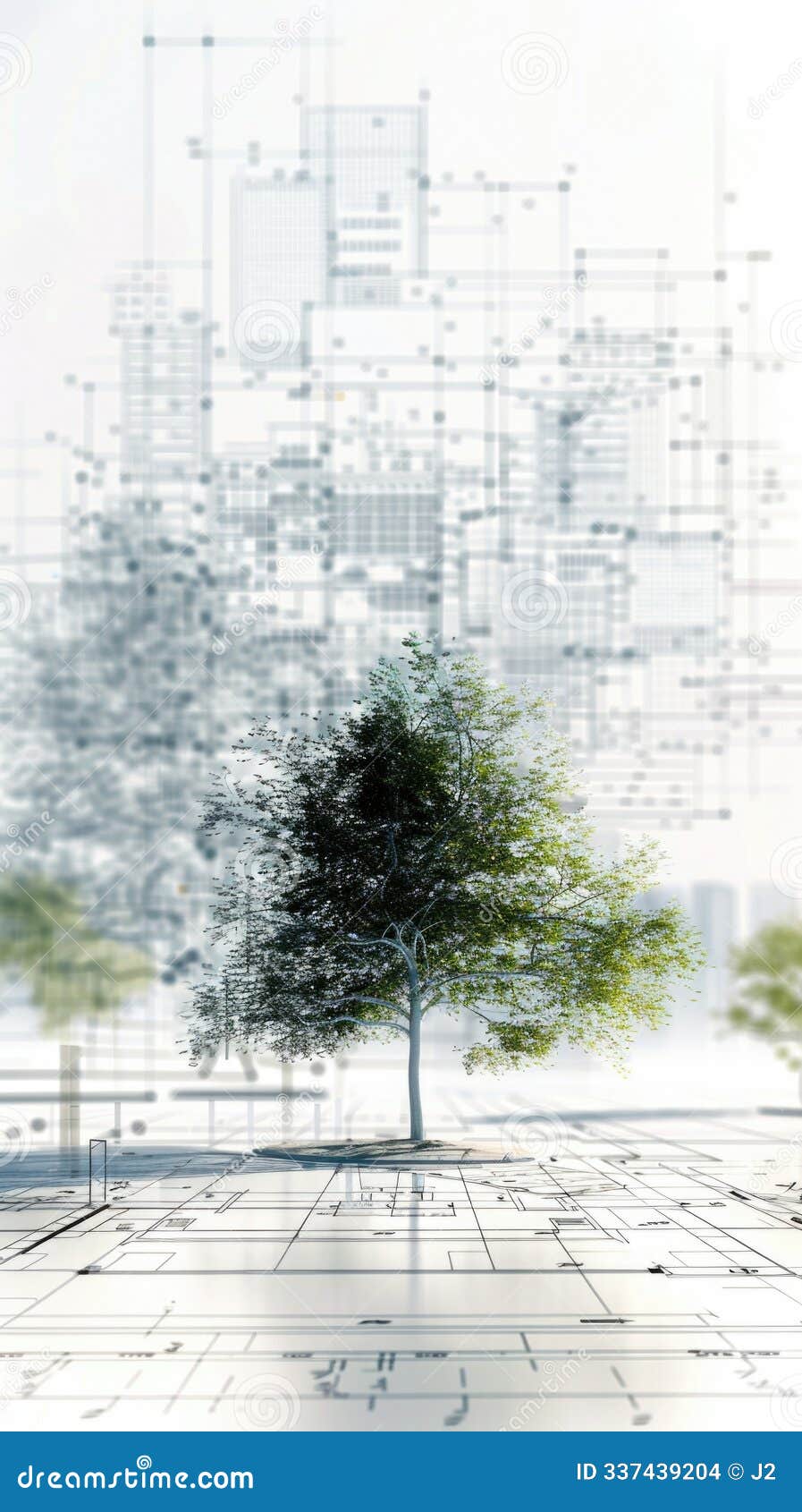 Sustainable Design Blueprint Featuring Environmental Commitments and ...