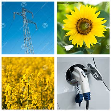 Sustainable Development Collage Stock Image - Image of electricity ...