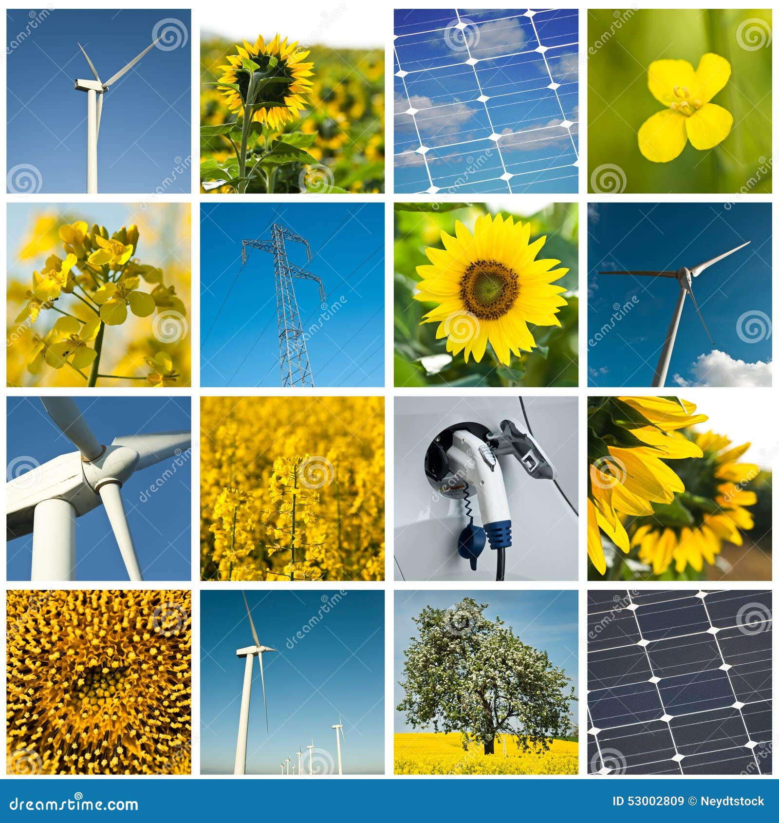 Sustainable Development Collage Stock Photo - Image: 53002809