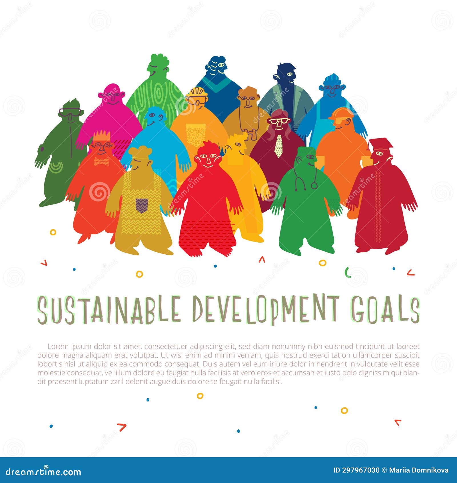Sustainable Development Goals Set Stock Vector - Illustration of ...