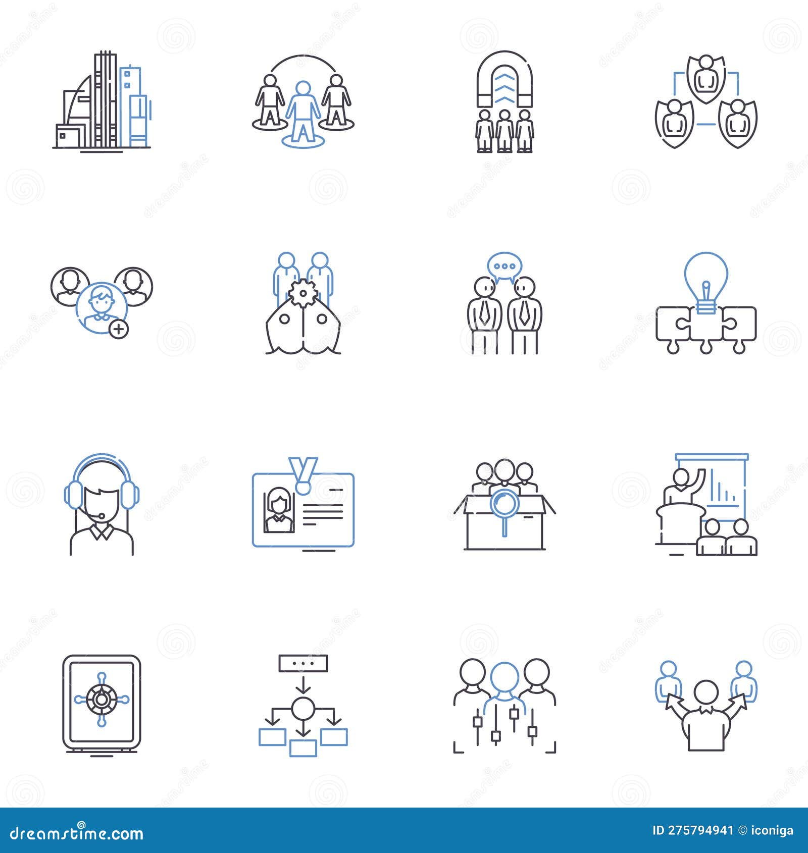 Sustainable Development Line Icons Collection. Renewable, Efficient ...