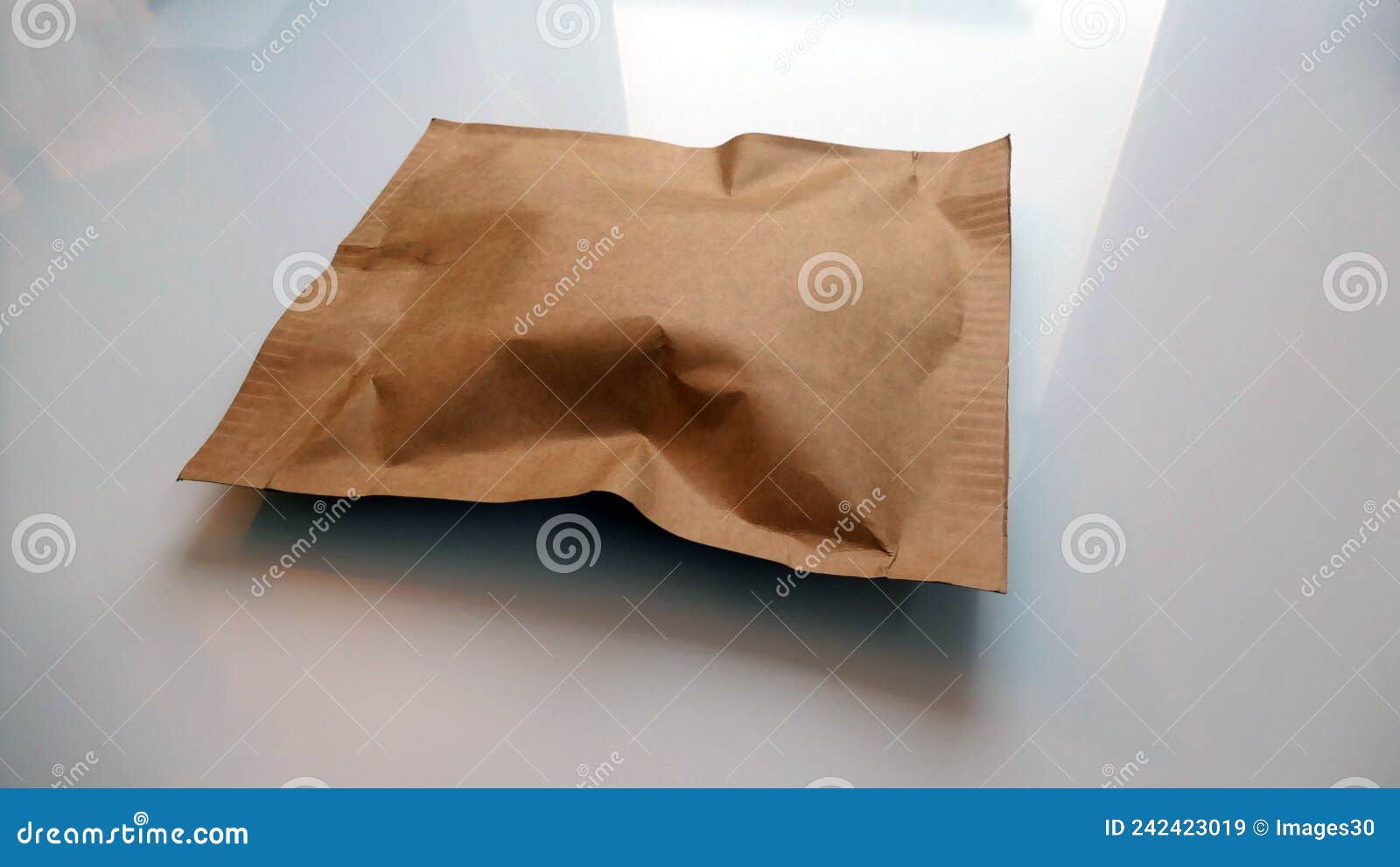 Sustainable Ecologic Packaging Cushion Stock Image - Image of blank ...