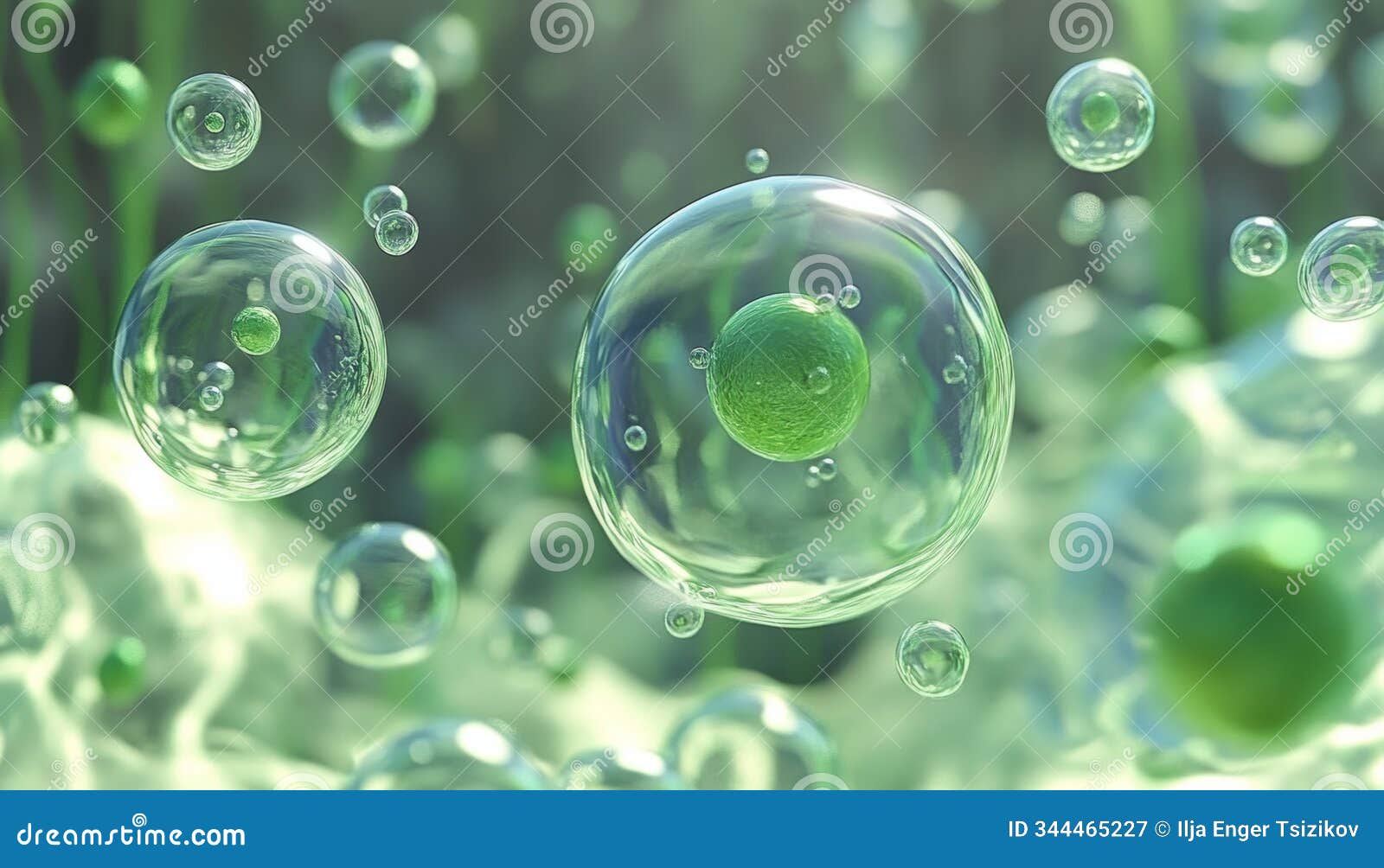 Sustainable Energy Microscopic View of Green Hydrogen Molecules in ...