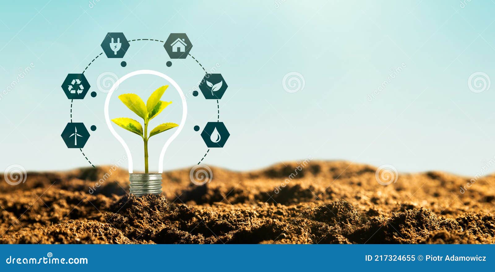 Sustainable Energy Sources Concept Stock Image - Image of copy ...