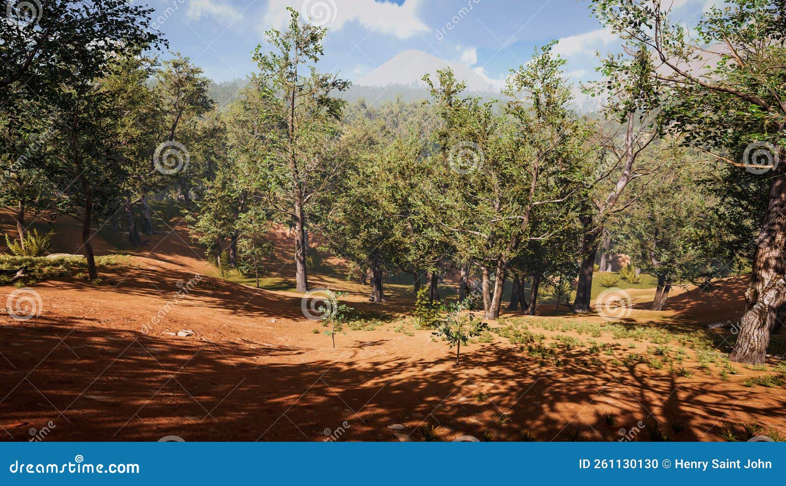 Sustainable Environment and Ecosystem Protection. 3d Rendering of ...