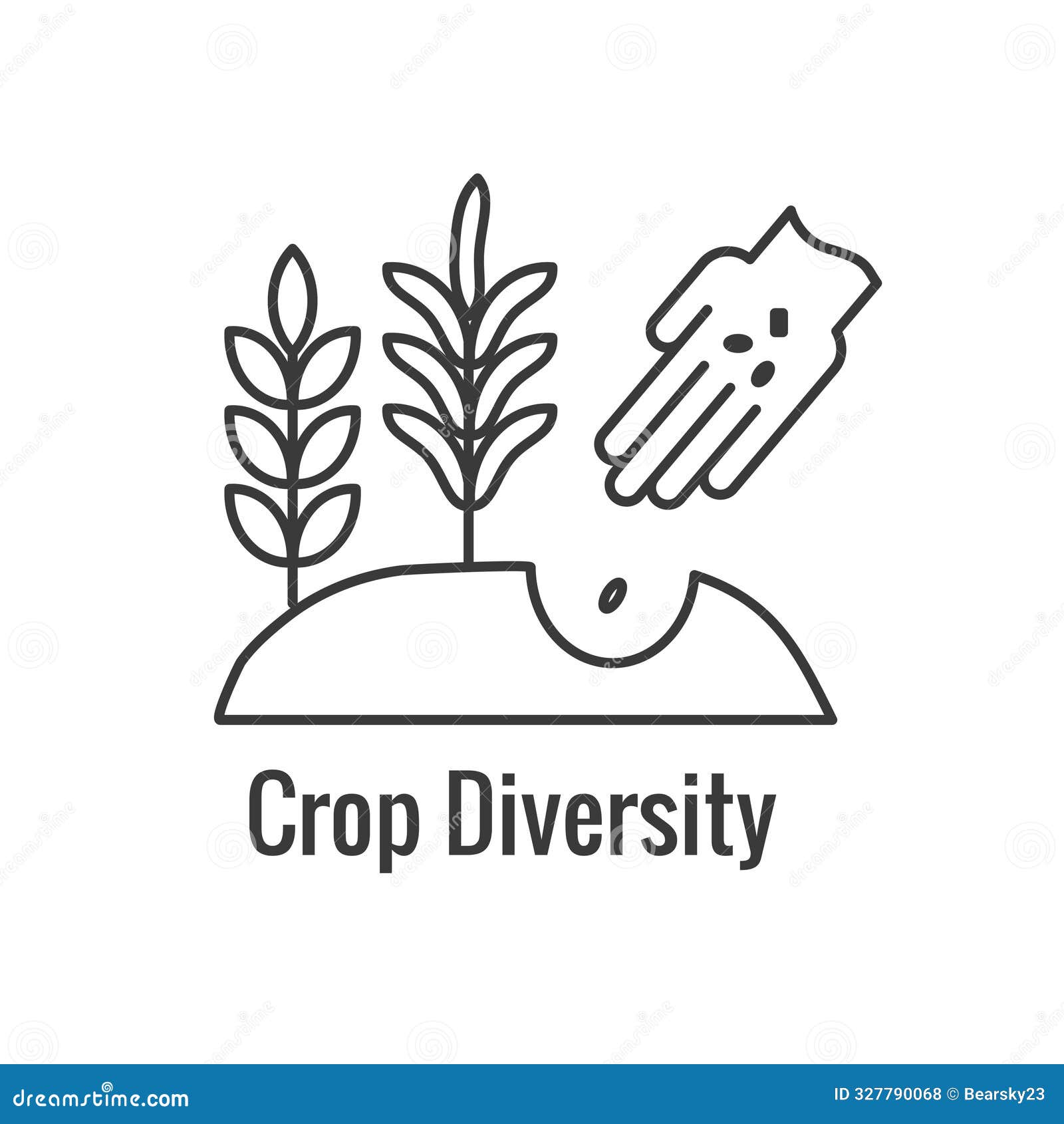Sustainable Farming Icon Set Showing Maximize Soil Coverage And ... Sustainable Farming Icon Set Showing Maximize Soil Coverage And ...