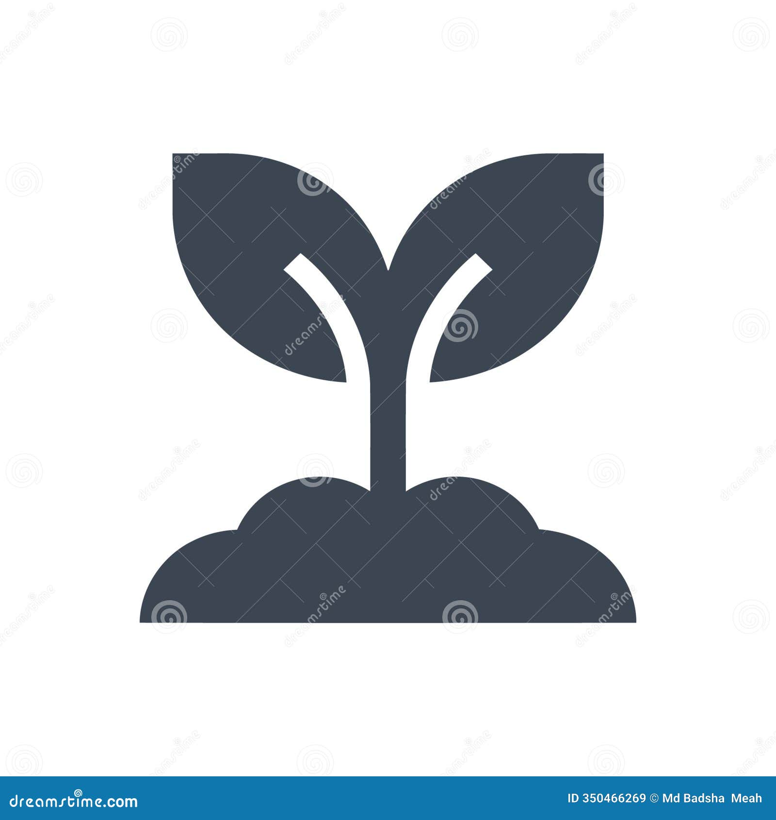 Sustainable Growth Icon stock vector. Illustration of nature - 350466269