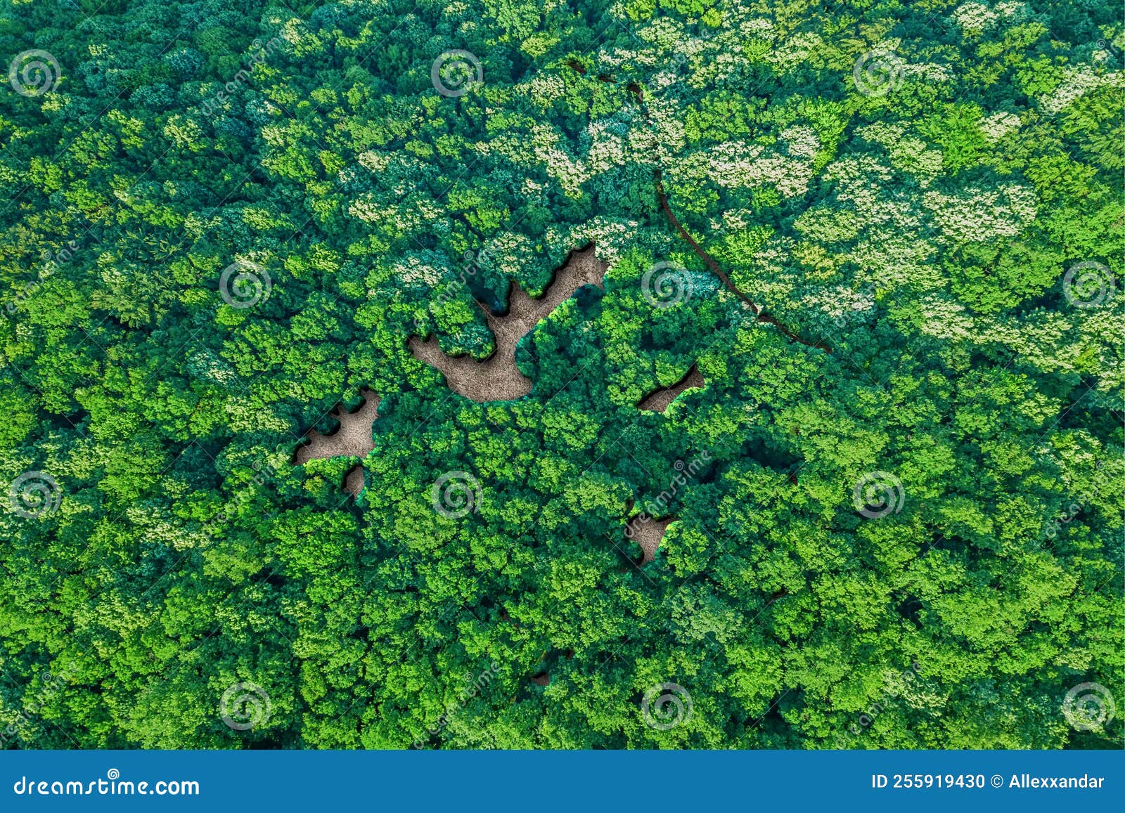 Sustainable Habitat Map of French Polynesia Stock Photo - Image of ...