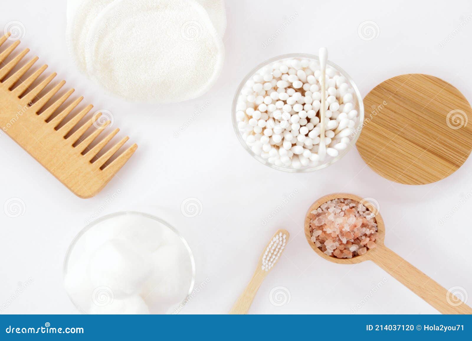 Sustainable Health and Beauty Objects Stock Photo - Image of white ...