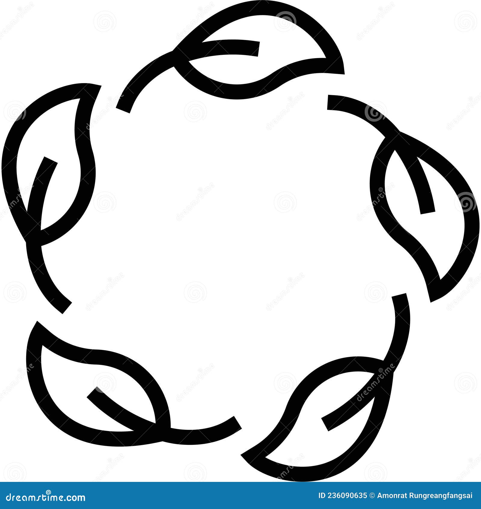 Sustainable Material Label Line Icon, Vector Illustration Stock Vector ...