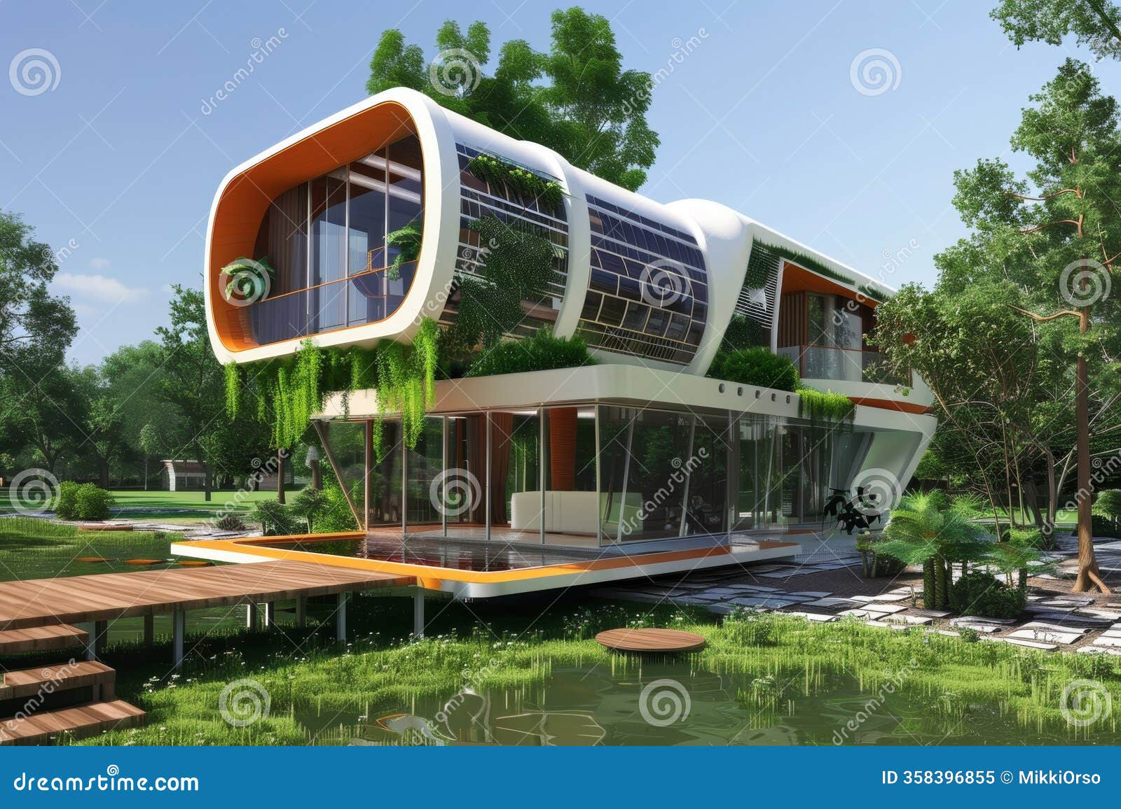Sustainable Modern House Design with Eco-friendly Features and Self ...