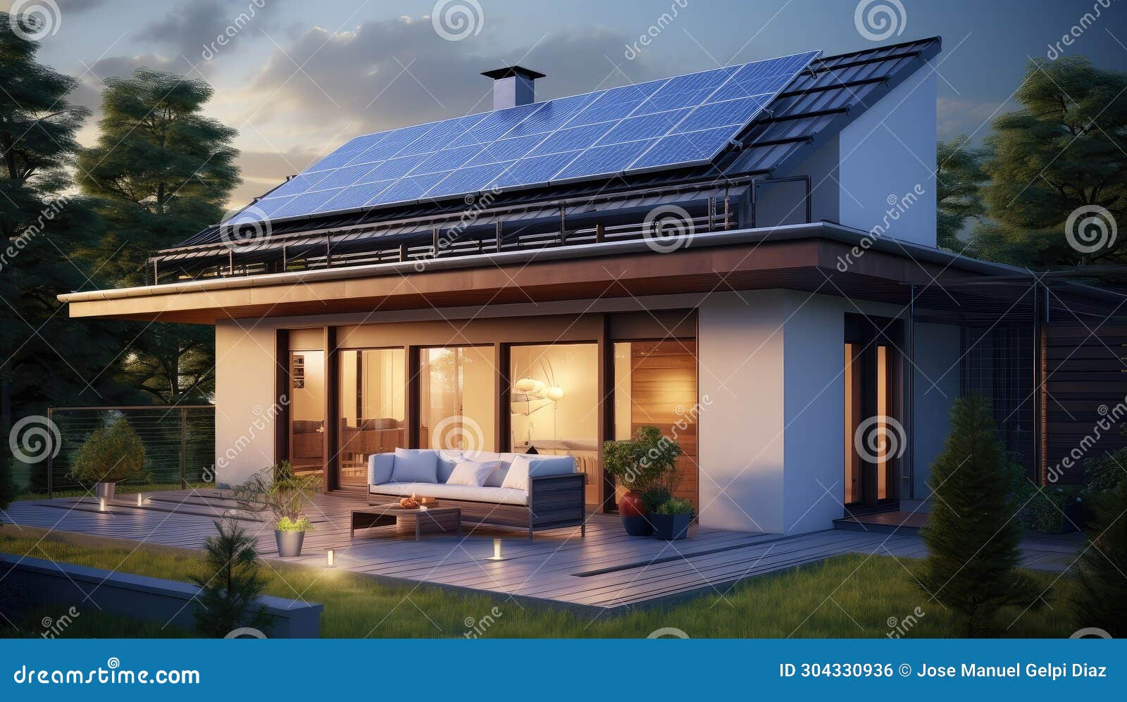 Sustainable Modern Living: Eco-Friendly House with Solar Panels ... Sustainable Modern Living: Eco-Friendly House with Solar Panels ...