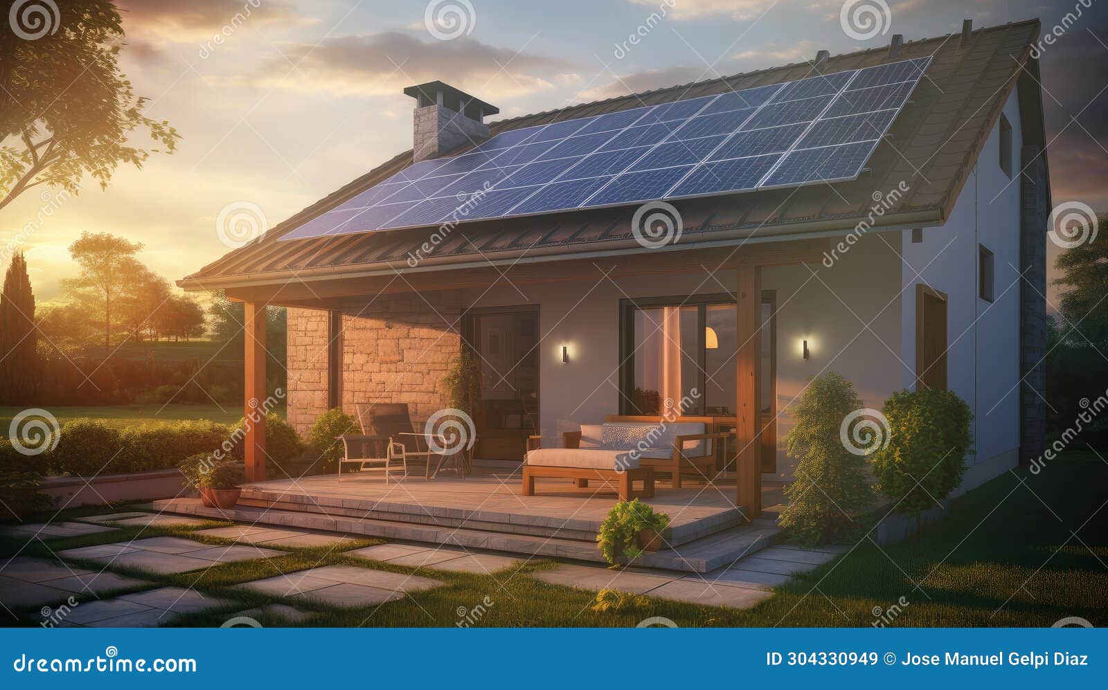 Sustainable Modern Living: Eco-Friendly House with Solar Panels ... Sustainable Modern Living: Eco-Friendly House with Solar Panels ...