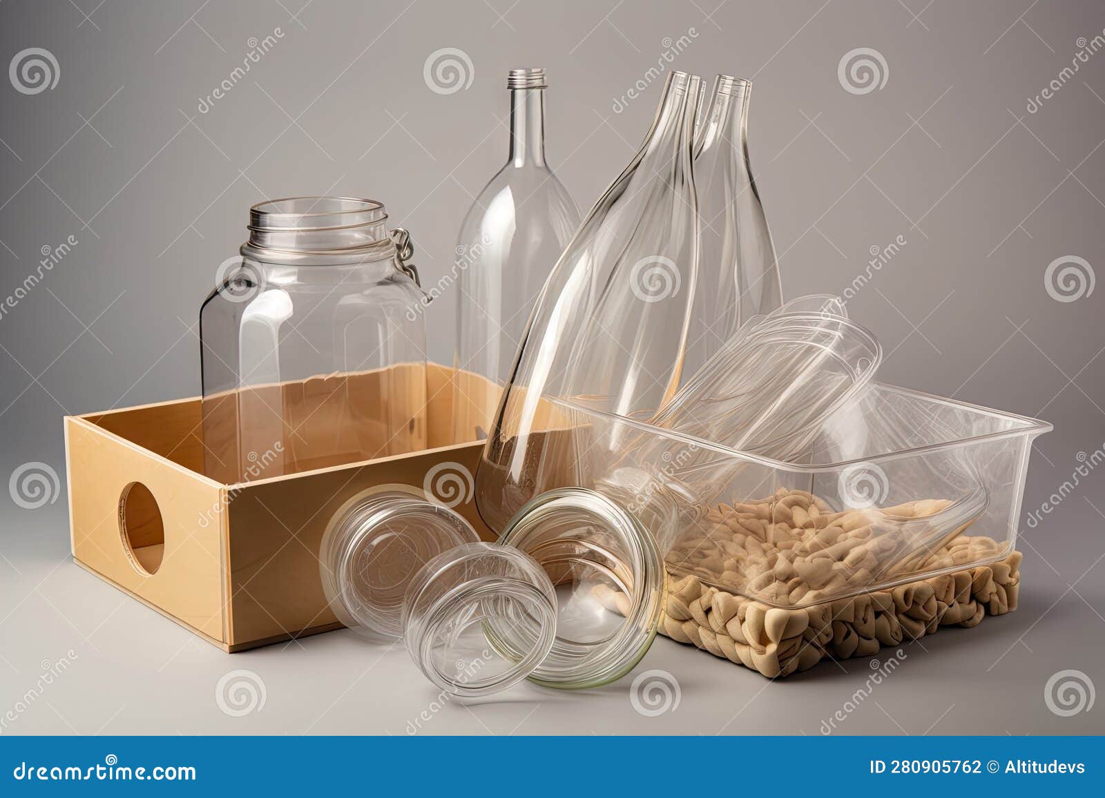 What Can Be And Can`t Be Recycled Vector Illustration. Recycling Symbol ...