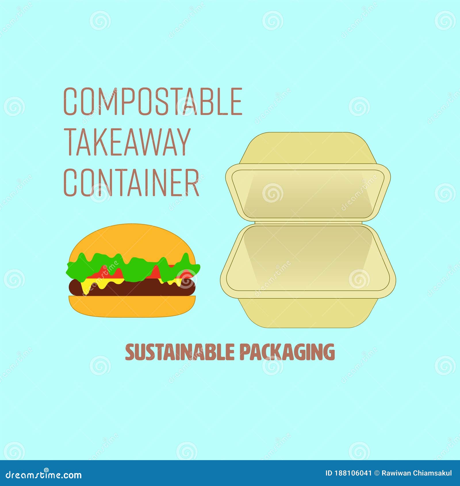 Sustainable Food Packaging Stock Illustrations – 222 Sustainable Food ...