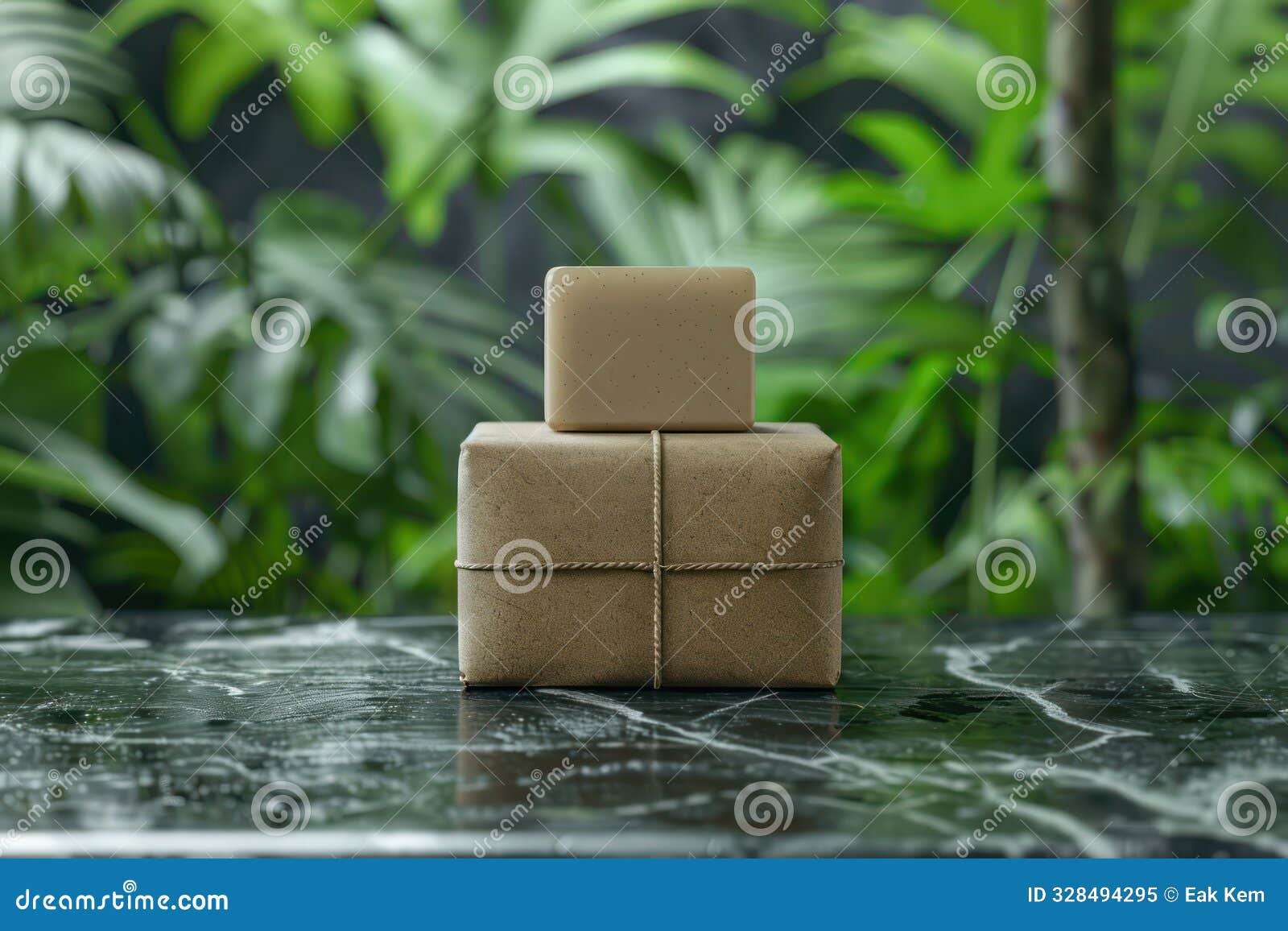 Sustainable Packaging in a Lush Forest Eco-Friendly Innovation and ...