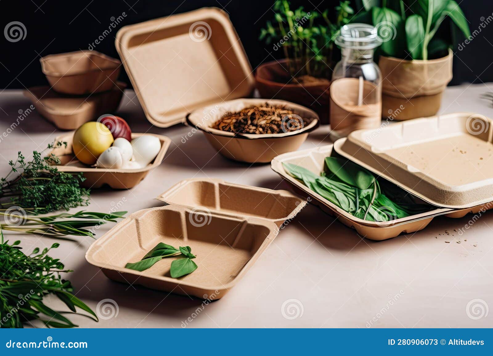 Sustainable Packaging With Plant-based Materials Or Renewable Resources ...