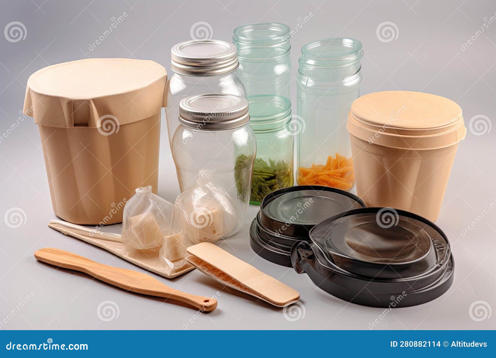 Sustainable Packaging with Refillable or Reusable Components Stock ...