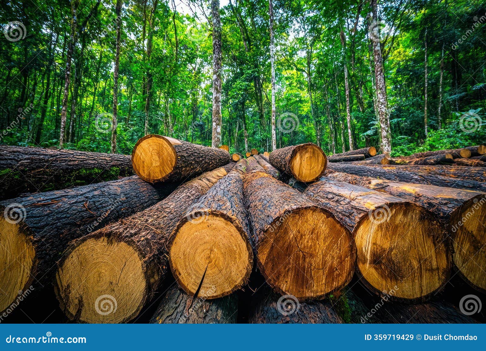 Sustainable Resource Management Rainforest with Deforestation Impact ...