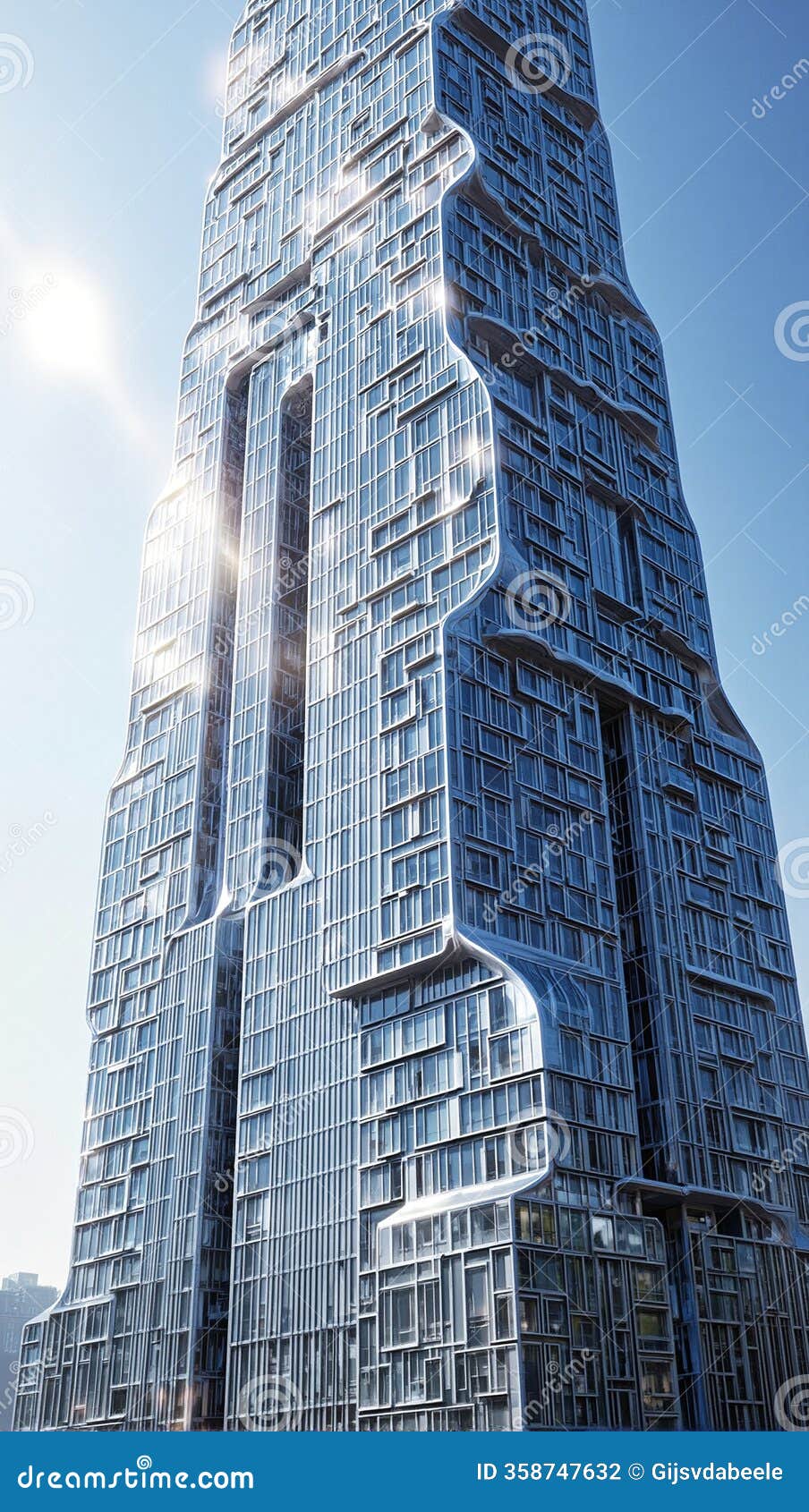 Sustainable Skyscraper Village Masterplan In Nature - Generative AI ...