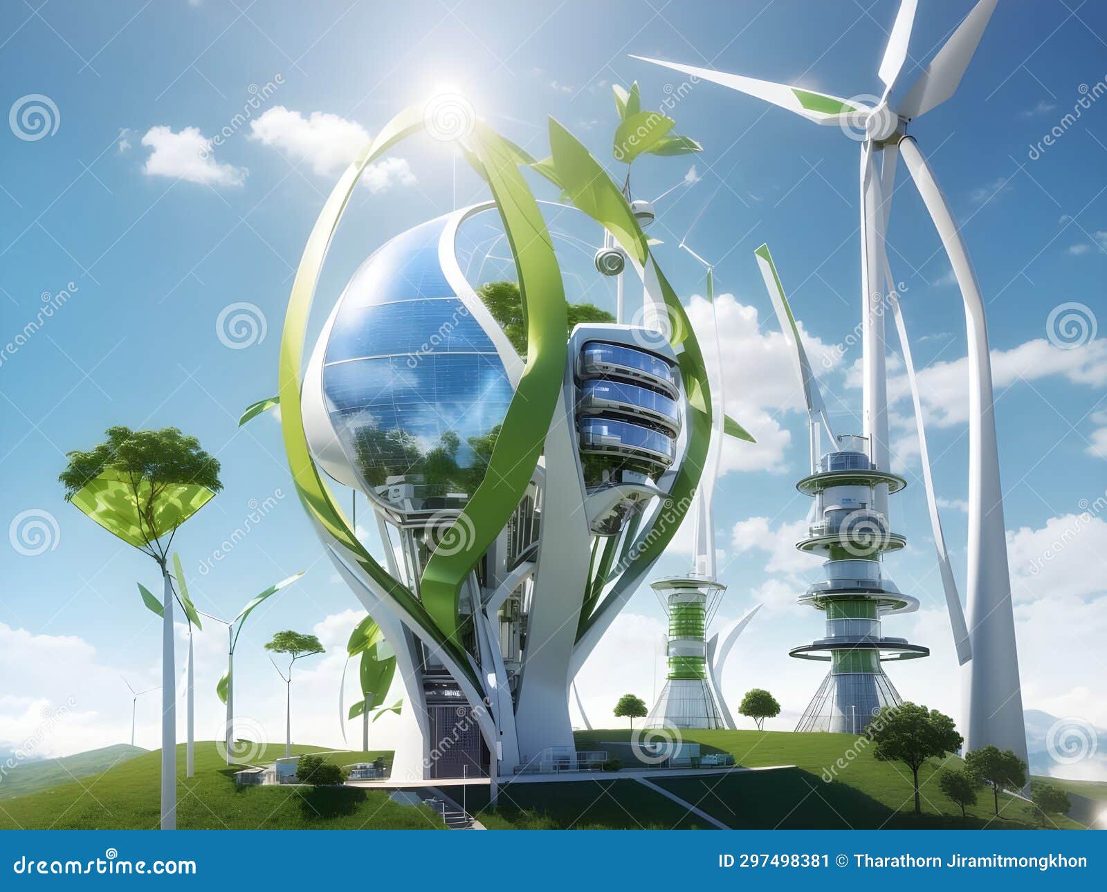 Sustainable Techscape: Illuminating the Future of Renewable Power Stock ...