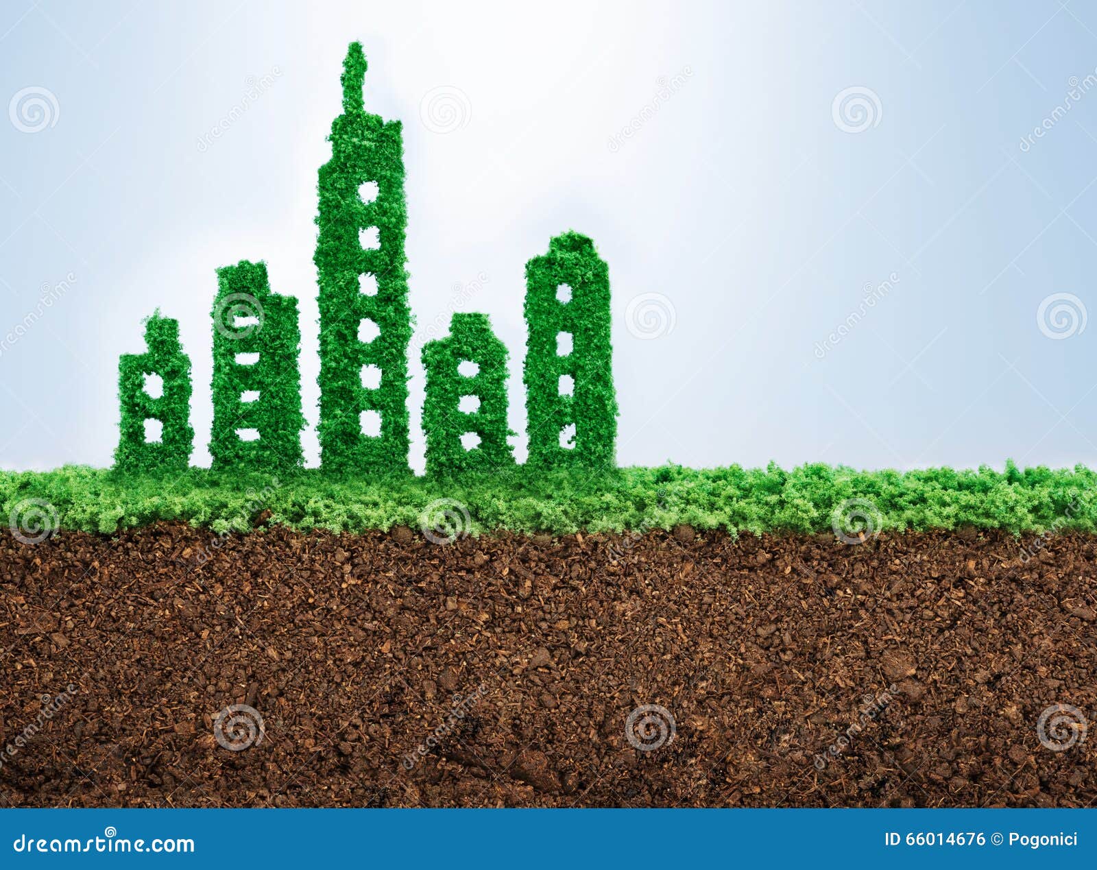 Sustainable Urban Development Stock Photo - Image of green, building ...