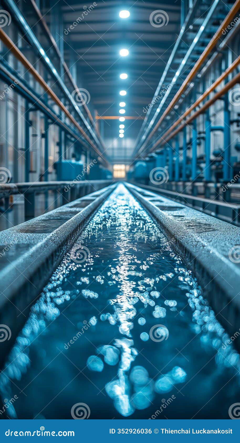 Sustainable Water Management Systems in Factory with Clear Water Flow ...